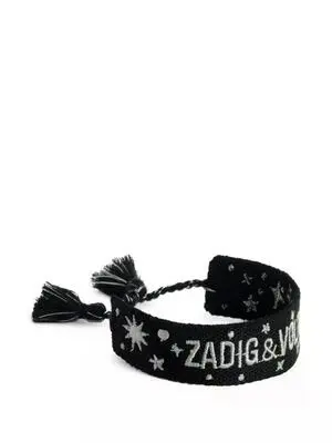 Zadig&Voltaire Woven Friendship Bracelet - Black