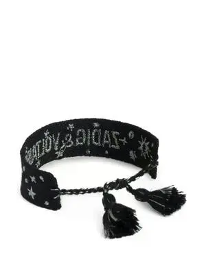 Zadig&Voltaire Woven Friendship Bracelet - Black