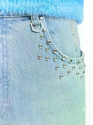RETERNITY Studded Denim Shorts