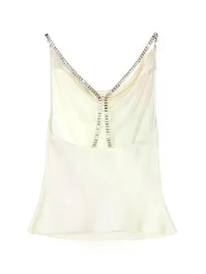 Patrizia Pepe Jewel Detail Silk Blouse