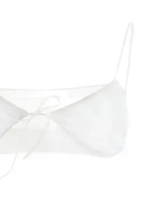 ALLIS BEACHWEAR Sporty Mesh Tie-fastening Bikini