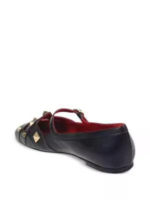 Valentino Garavani Studded Strappy Ballet Flats
