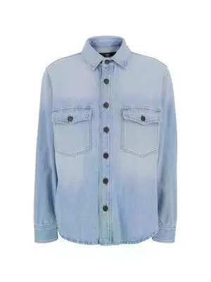 GRIFONI Button-up Denim Shirt
