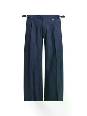 RETERNITY Tailored Pinstripe Baggy Trousers
