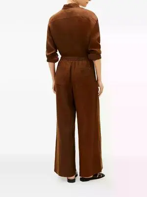 Tommy Hilfiger Drawstring Palazzo Pants - Brown