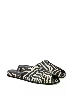 Premiata Zebra-print Flat Sandals