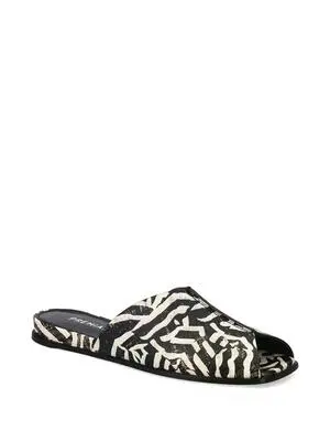 Premiata Zebra-print Flat Sandals