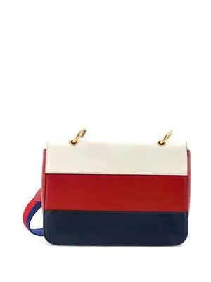 Gucci Queen Margaret Flap Medium Shoulder Bag Colorblock Leather