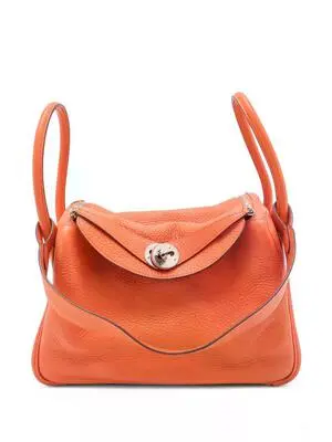 Hermès 2007-2026 Clemence Lindy 26 Satchel - Orange