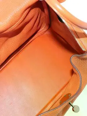 Hermès 2007-2026 Clemence Lindy 26 Satchel - Orange