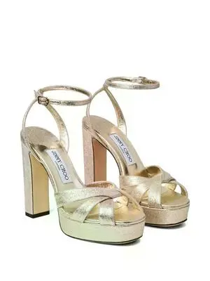 JIMMY CHOO Kove 120 Platform Strap Sandals