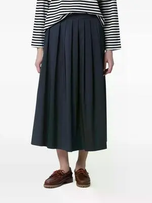 PT TORINO Pleated Midi Skirt