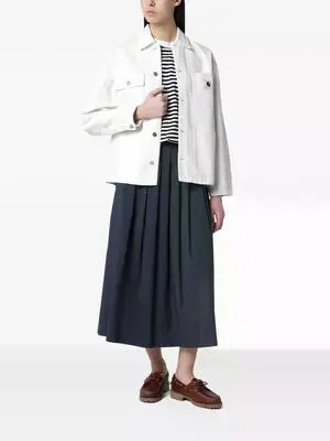 PT TORINO Pleated Midi Skirt