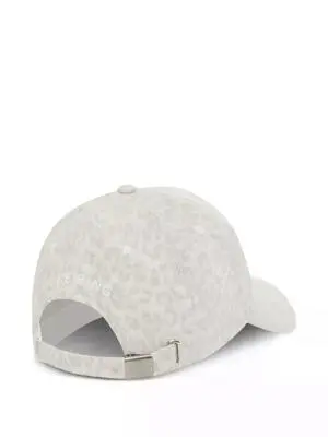 ANINE BING Leopard-patterned Baseball Cap - Neutrals