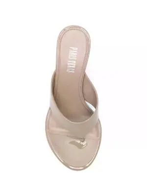 Paris Texas Lidia Stiletto Heel Sandals - Neutrals