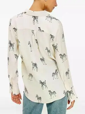 Rails Saige Zebra-print Buttoned Shirt