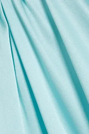THE SEI Draped Silk-satin Maxi Dress