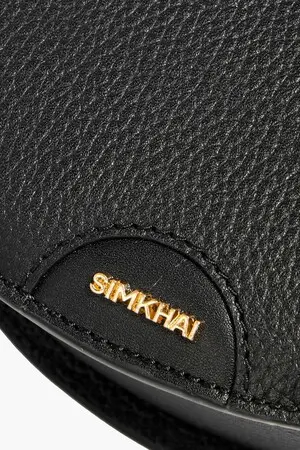 Simkhai Leather Crossbody Bag - Black