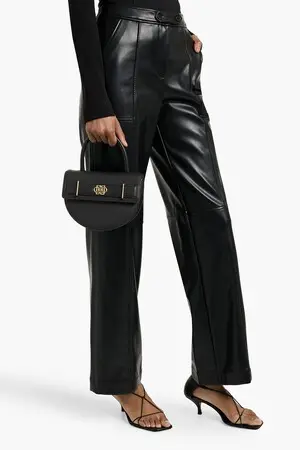 Simkhai Leather Crossbody Bag - Black
