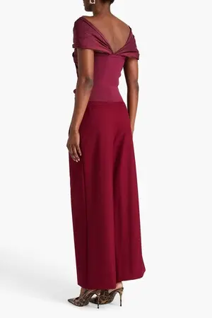 Simkhai Twill Wide-leg Pants