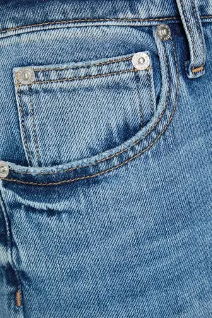 Simkhai Arlo High-rise Wide-leg Jeans - Mid Denim
