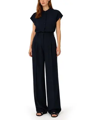 Fabiana Filippi Tailored Linen-blend Trousers
