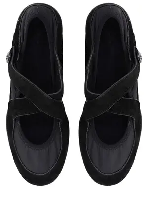 Tory Burch Romy Sport Mary Jane Ballerina - Black