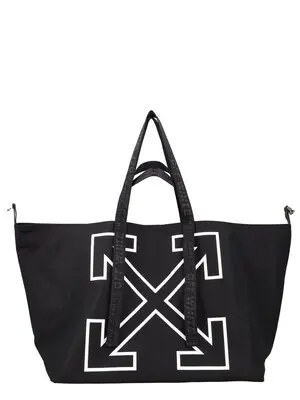 Off-White Large Heritage Day Tote Bag - Black