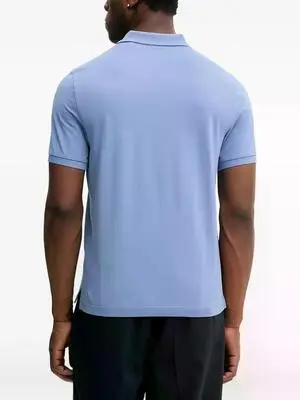 Gant Logo-embroidered Polo Shirt - Blue