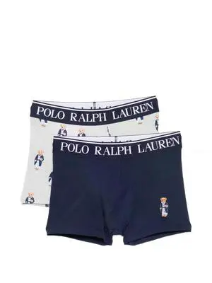 Polo Ralph Lauren Embroidered-waistband Boxers - Grey