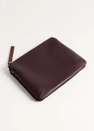 ME+EM Double Pouch Crossbody Bag - Dark Cinnamon