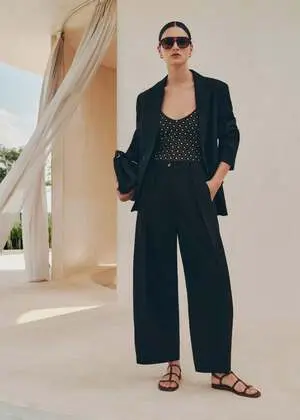 ME+EM Tapered Trousers - Black
