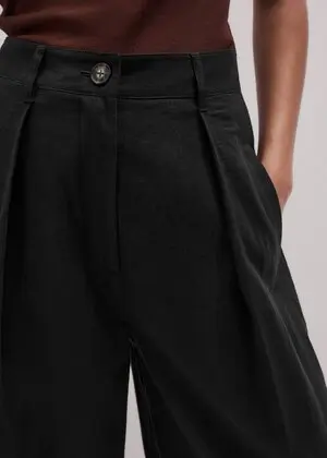 ME+EM Tapered Trousers - Black