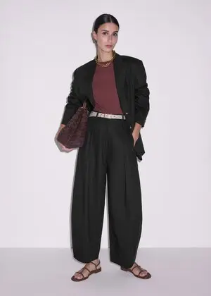 ME+EM Tapered Trousers - Black