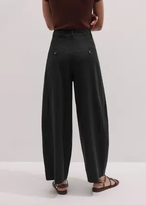 ME+EM Tapered Trousers - Black
