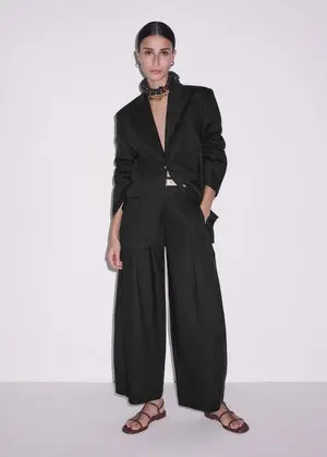 ME+EM Tapered Trousers - Black