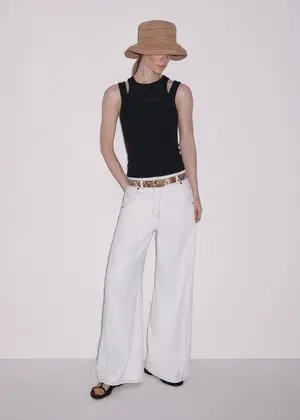 ME+EM Double Layer Slim Vest Set - Black