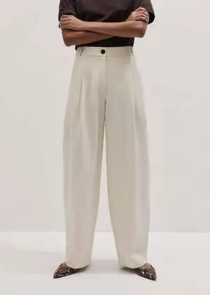 ME+EM Extreme Taper Trouser - Chalk