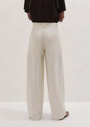 ME+EM Extreme Taper Trouser - Chalk