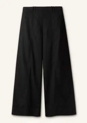 ME+EM Wide-leg Trousers - Black
