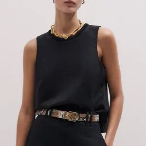 ME+EM Wide-leg Trousers - Black