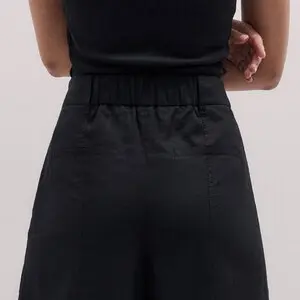 ME+EM Wide-leg Trousers - Black