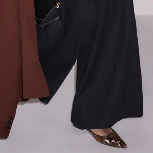 ME+EM Wide-leg Trousers - Black