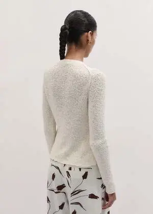 ME+EM Bouclé Zip Through Cardigan