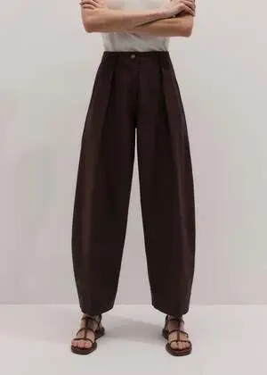 ME+EM Extreme Taper Trousers - Cocoa Brown