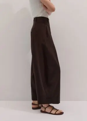 ME+EM Extreme Taper Trousers - Cocoa Brown
