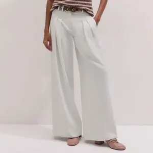 ME+EM Mouliné Stripe Straight Knit Tee - Cinnamon Multi