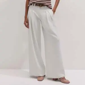 ME+EM Mouliné Stripe Straight Knit Tee - Cinnamon Multi
