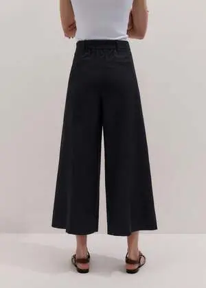 ME+EM Crop Wide-leg Trousers