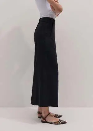 ME+EM Crop Wide-leg Trousers